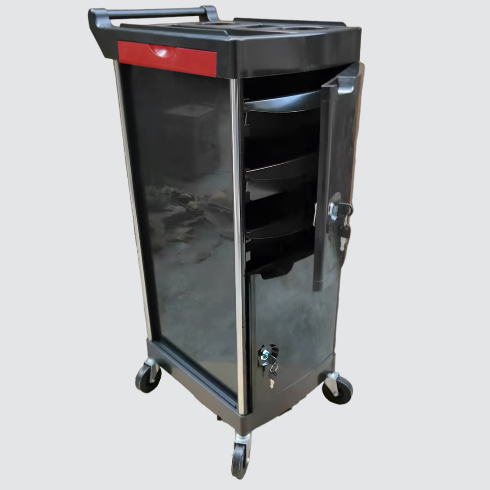 A3 DOOR PLASTIC TROLLEY (RED)